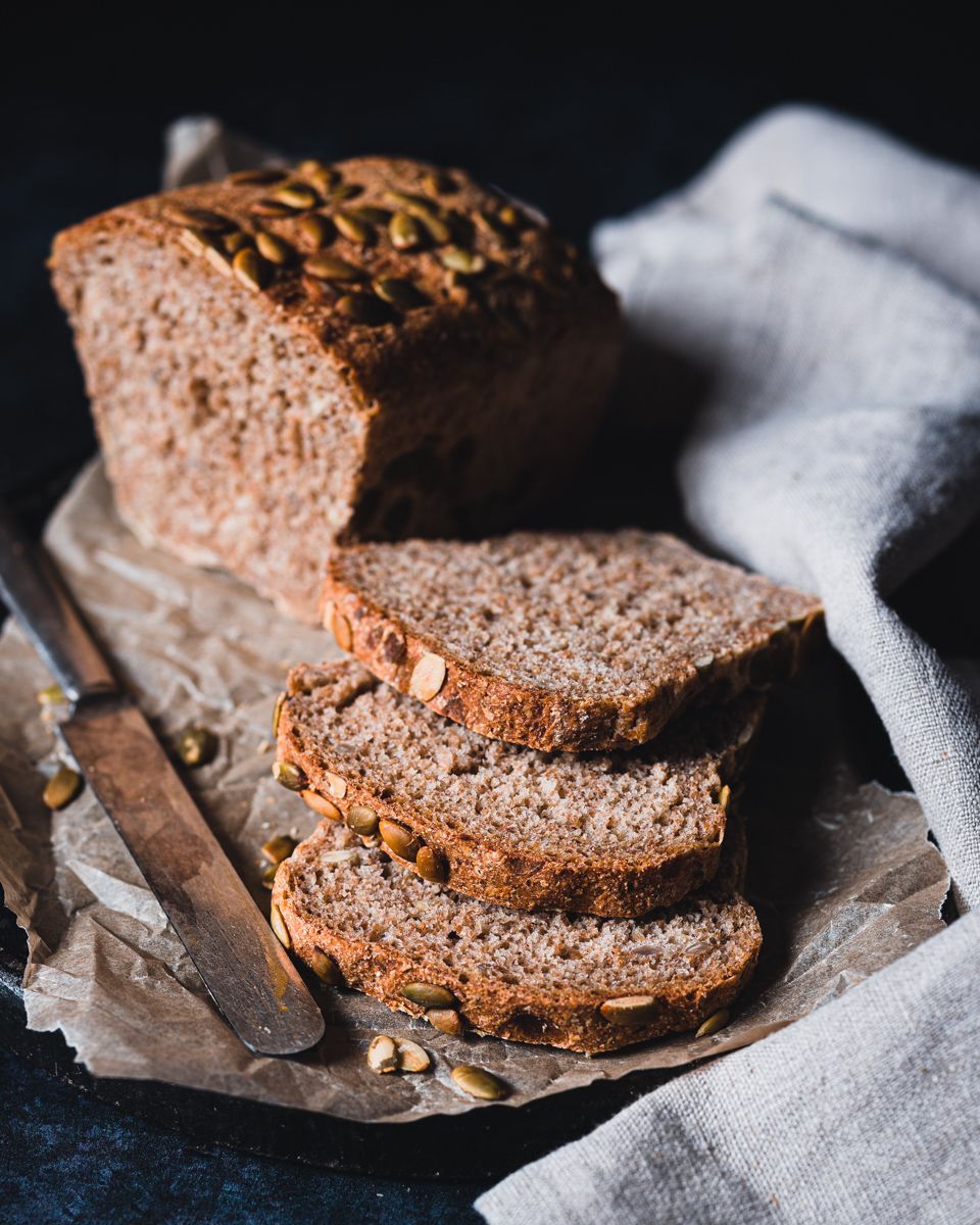 Grovbrød med gresskarkjerner
